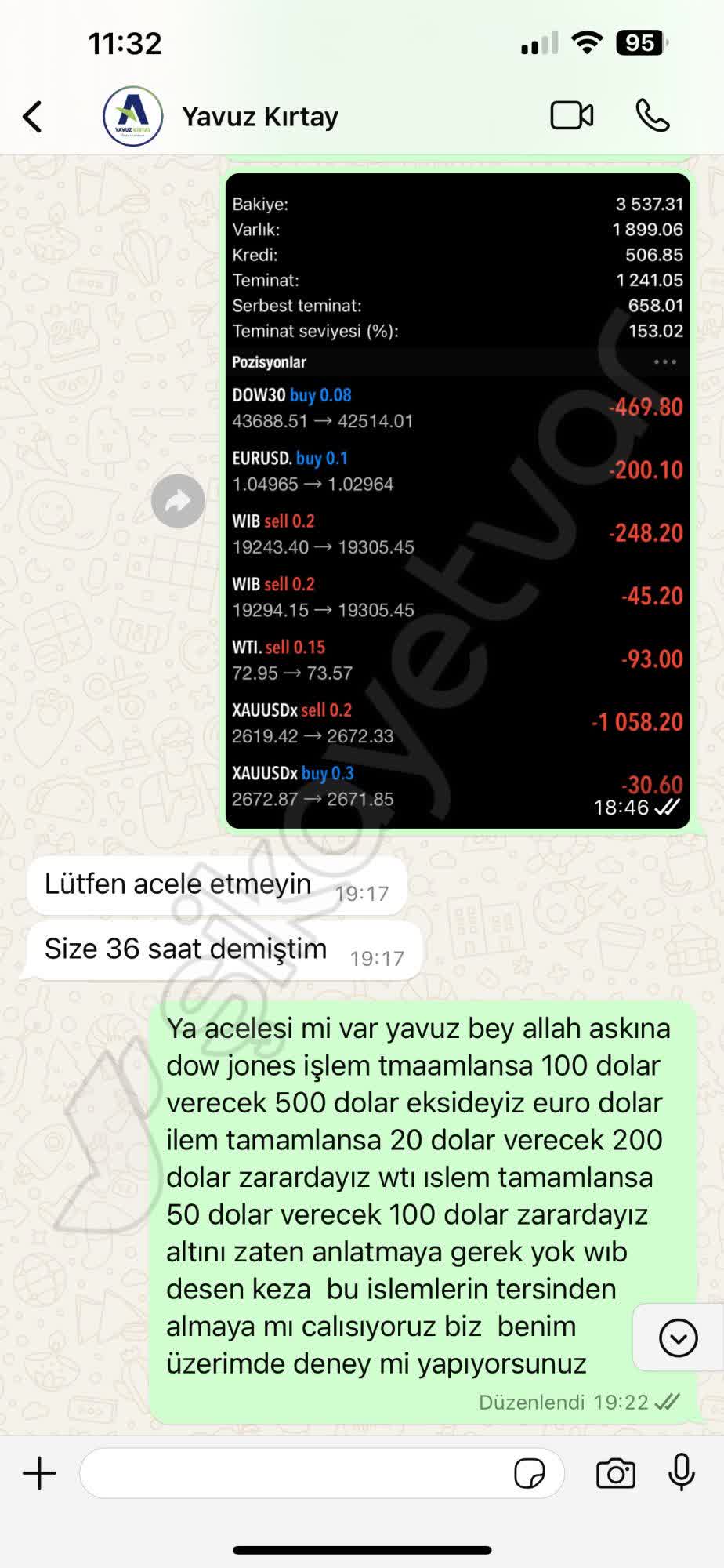 Agena Markets Yanıltıcı Yatırım Danışmanlığı İle Kaybedilen Bakiye ...
