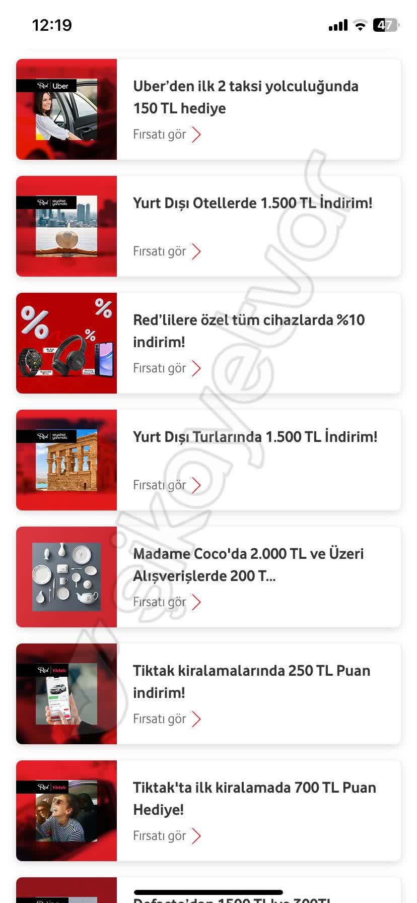Vodafone Red Ayrıcalıklarında Kahve Dünyası Kodu Sorunu - Şikayetvar