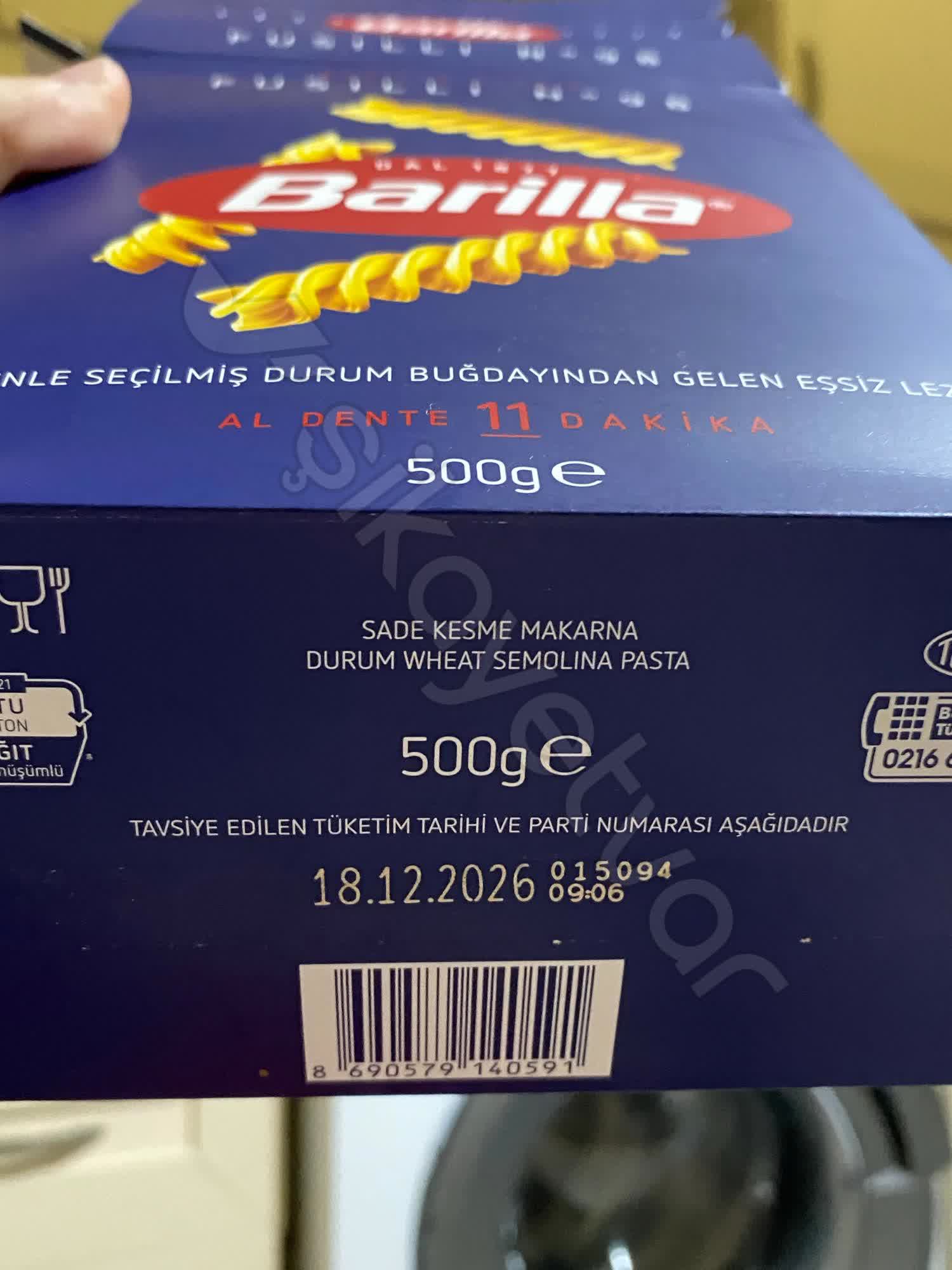 Barilla Gıda Barilla Makarnada Ambalaj Sorunu Ve Hayal Kırıklığı ...