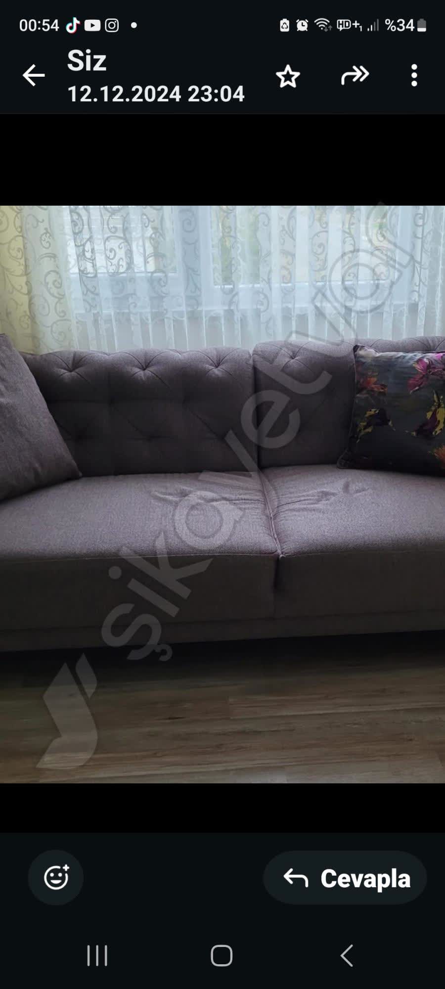 Divanev Keten Kumaşta Kronik Sorun: Divan Evim Koltuk Fiyaskosu ...