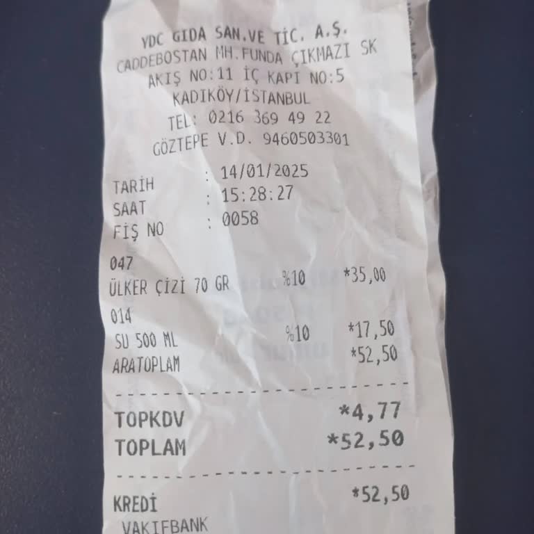 YDC Group YHT Kafeteryasında Yetersiz Hizmet Ve Fahiş Fiyatlar - Şikayetvar