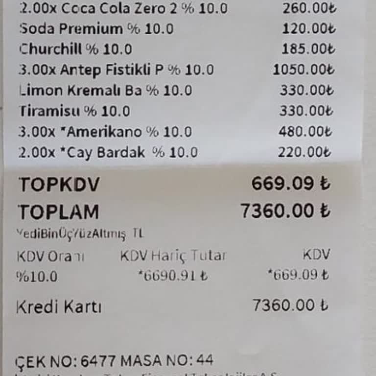 Divan Pastaneleri Fatura Sorunu: Divan Restoranı'nda Mağduriyet ...