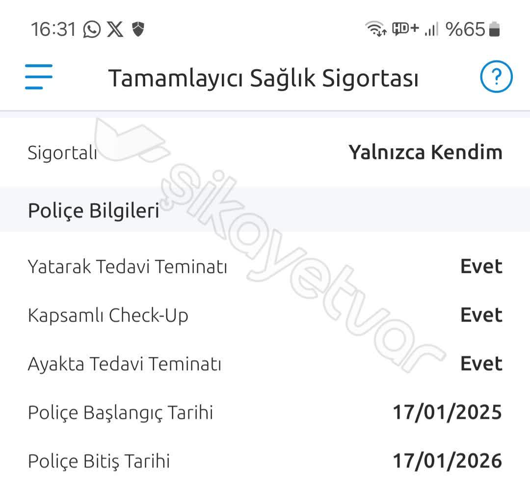 Allianz Sigorta'nın Yanıltıcı Check Up Paketi - Şikayetvar