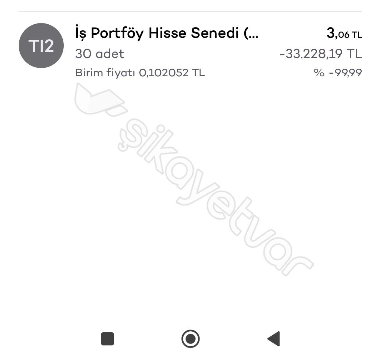 Akbank Yatırım Hesabındaki Hatalı Fon Değerlemesi - Şikayetvar