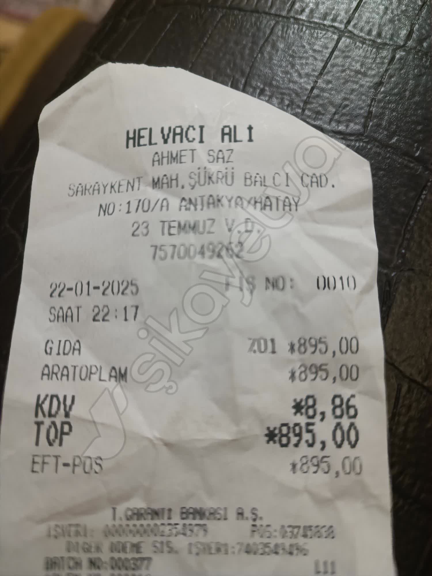 Helvacı Ali Soğuk Helva Ve Kaba Hizmet Deneyimi - Şikayetvar