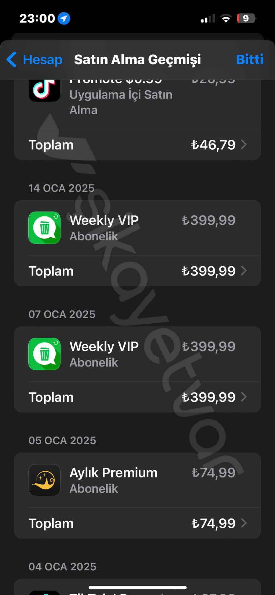 Google Play Weekly Vip Faturama Ücret Yansıtmış - Şikayetvar