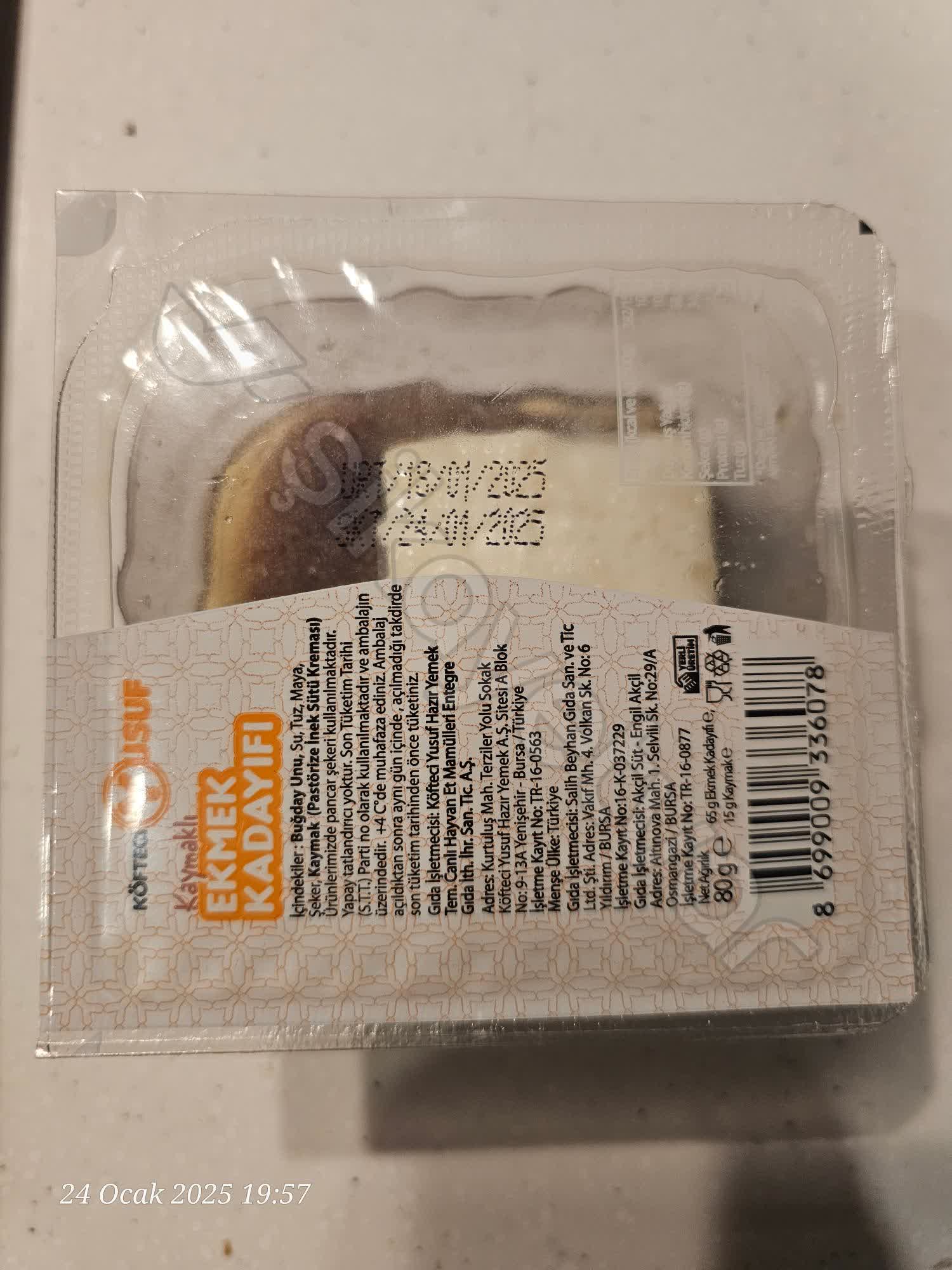 Köfteci Yusuf Son Kullanma Tarihi Geçmiş Tatlı Şoku - Şikayetvar