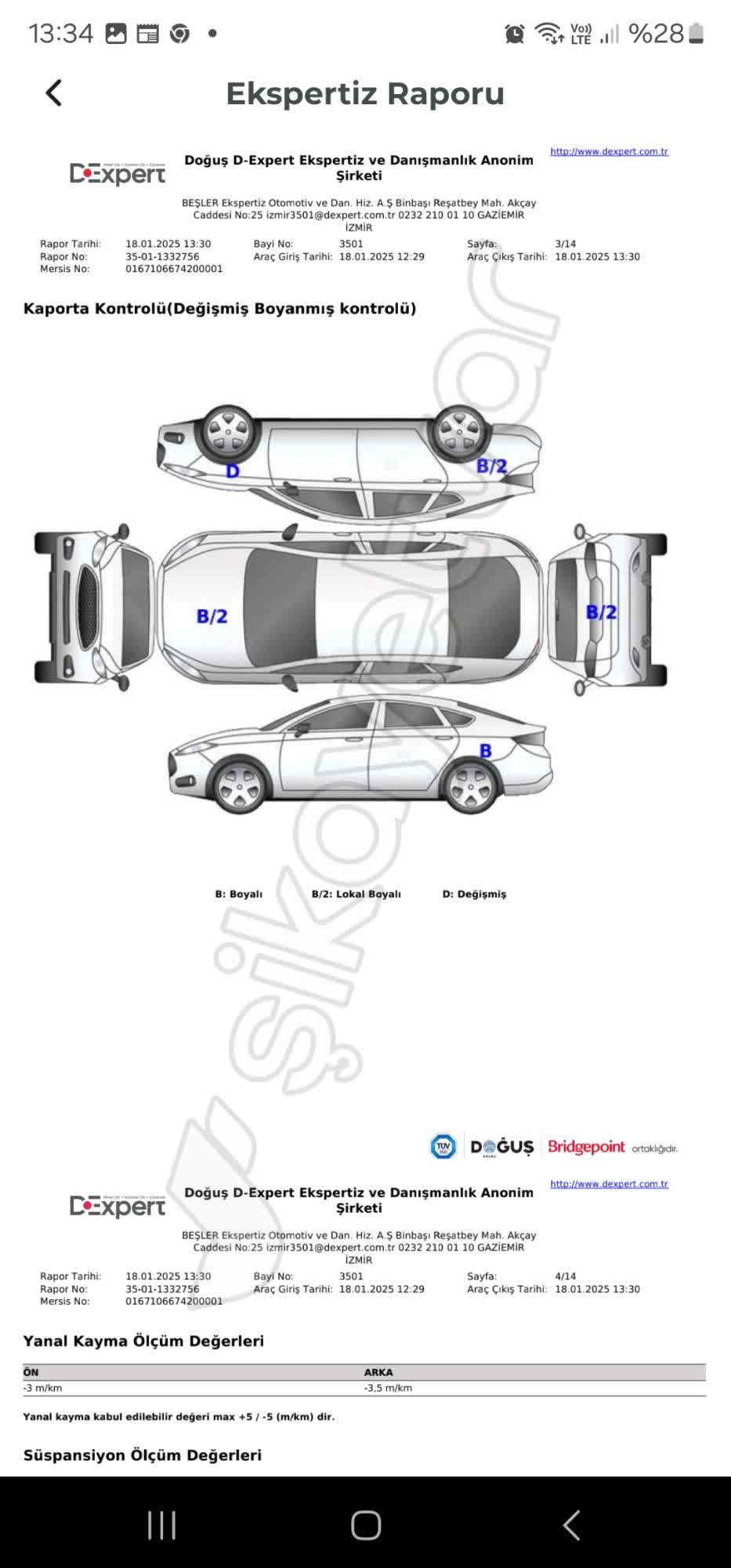 Çelik Motor'dan Ayıplı Araç Satışı Ve Ekspertiz Sorunu - Şikayetvar