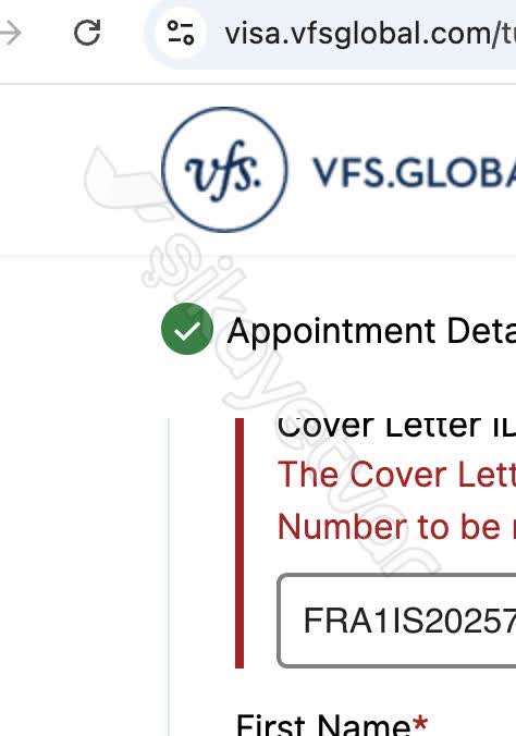 VFS Global Randevu Sistemi Sorunları - Şikayetvar