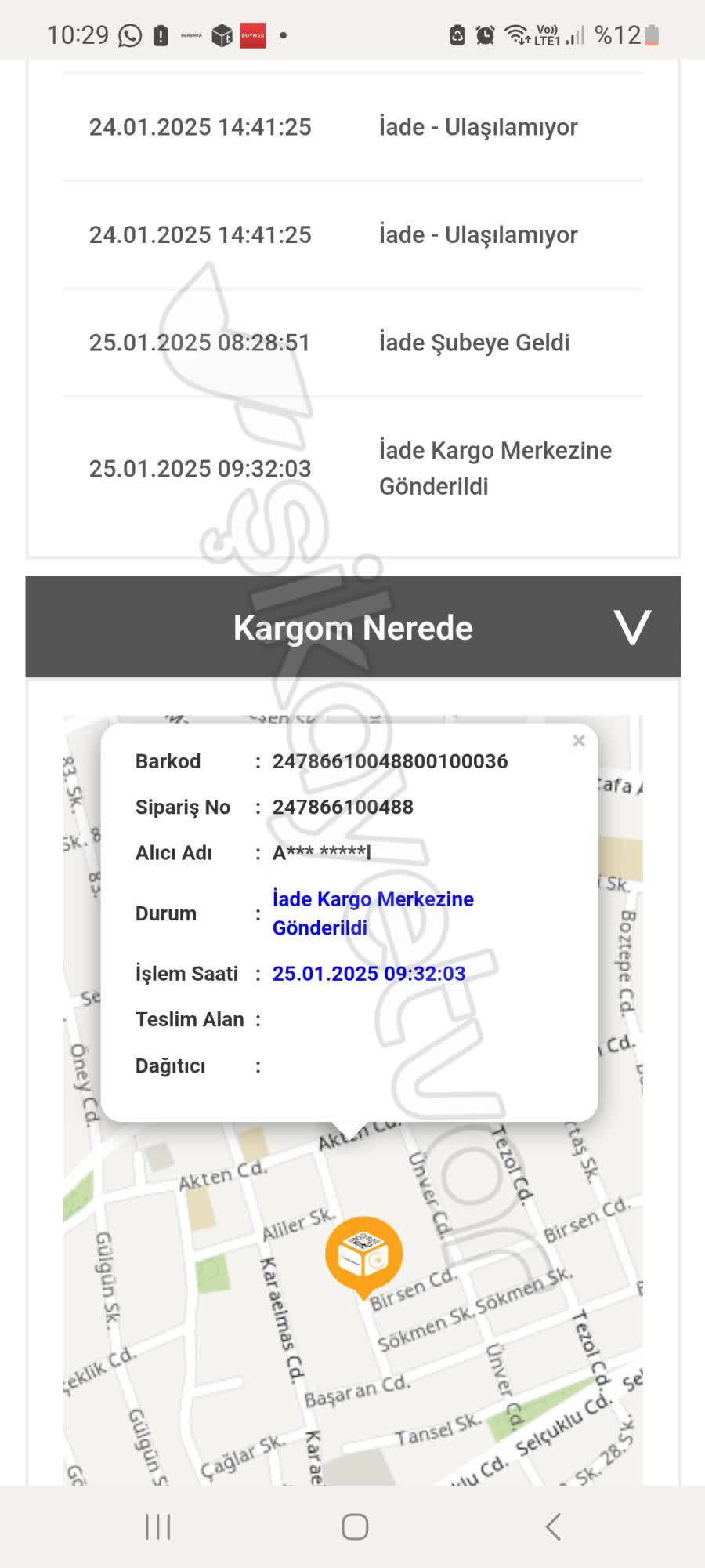 Bir Günde Kargo Kargom Nerede? Stradivarius Teslimat Sorunu - Şikayetvar
