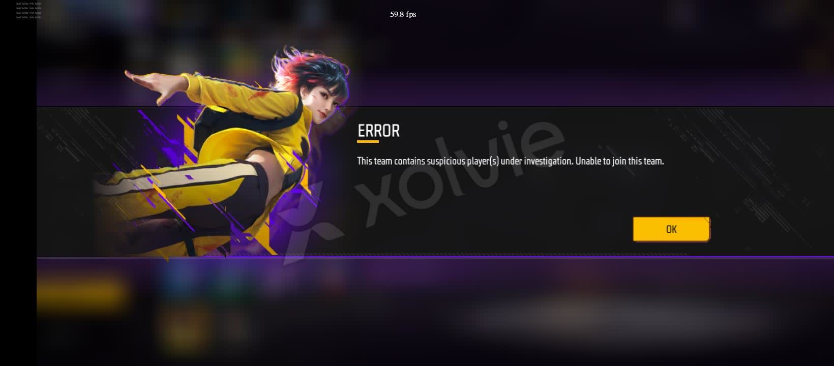 Garena Free Fire Shows Suspicious Player Error and I Cannot Join Teams ...
