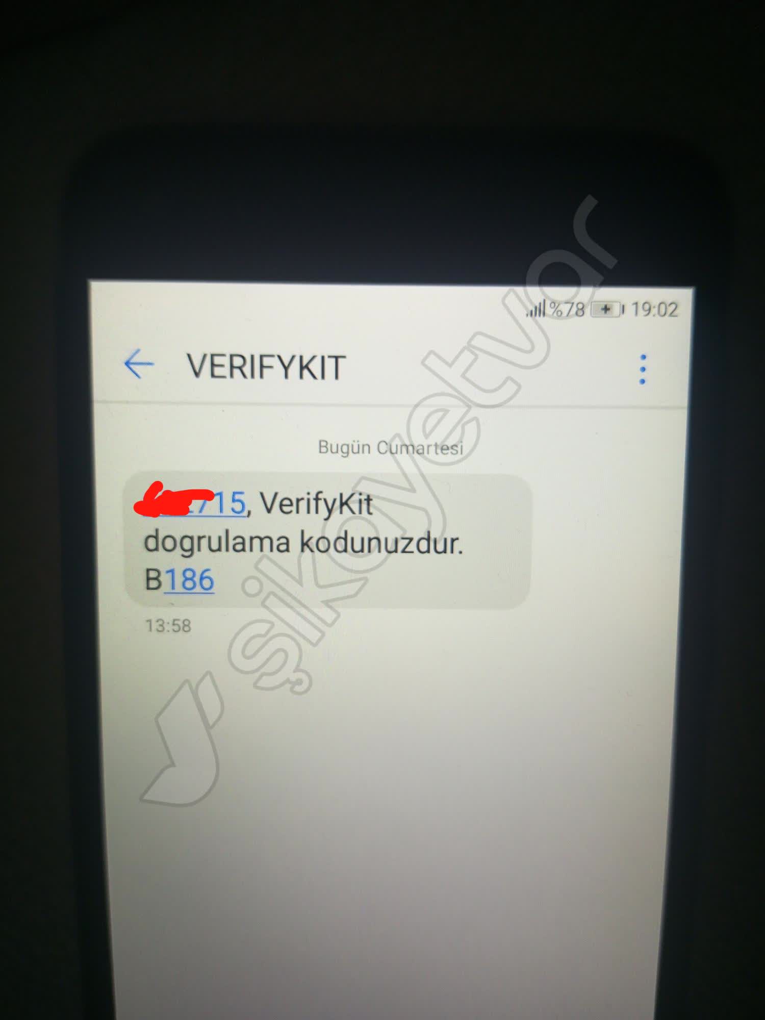 Verifykit İzinsiz Gönderilen Doğrulama Kodu Ve Yetersiz Denetim - Şikayetvar