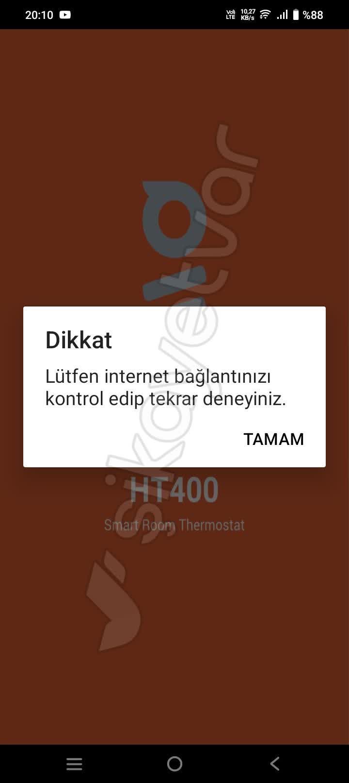 General Life Termostat Uygulaması Bağlantı Sorunu - Şikayetvar