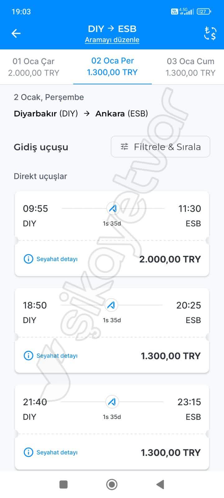 Ajet Uçak Bileti Fiyatında Ani Düşüş Şaşkınlığı - Şikayetvar