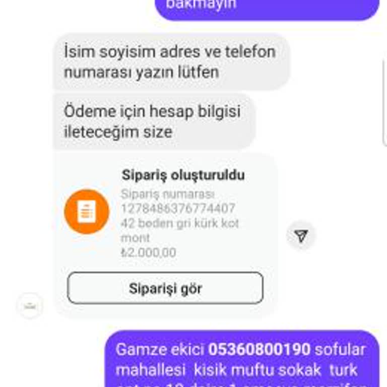 Yeni Zella | @yeni_zella_moda Sipariş Sonrası Engellenme Şoku! - Şikayetvar