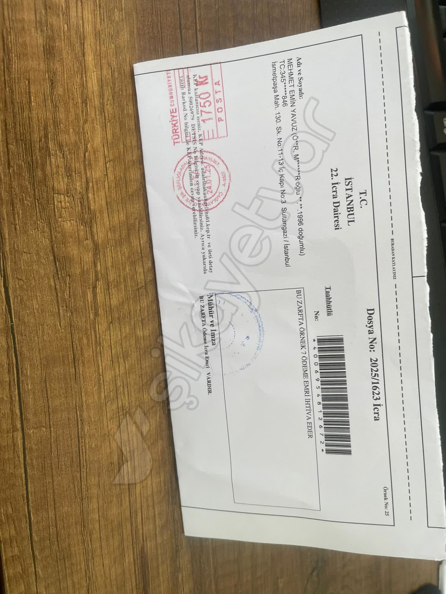 Collecturk Yanlış İcra Takibi Ve Bilgi Güvenliği Sorunu - Şikayetvar