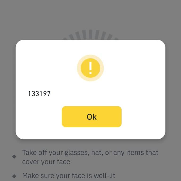 I can't access my Binance account due to error code 133197; how can I ...