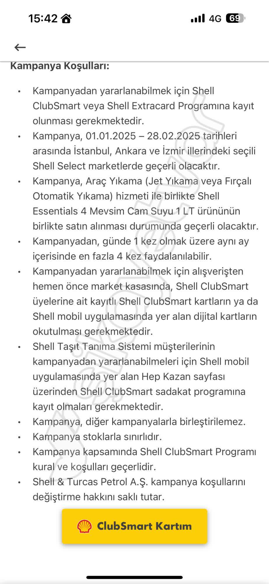 Shell Kampanya Sorunu Ve Yetersiz Çözüm - Şikayetvar