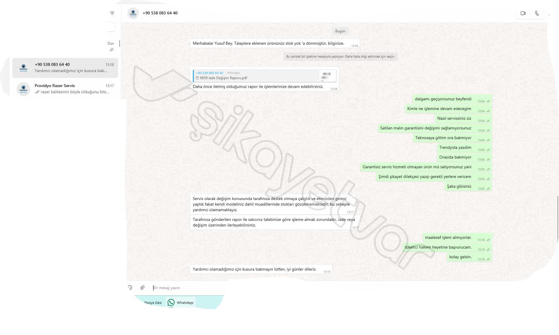 Bilkom Servisinden Çözüm Bekleyen Müşteri Mağduriyeti - Şikayetvar