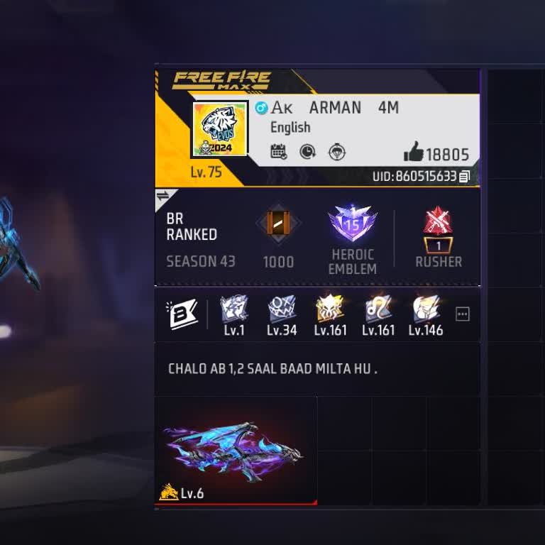 Request To Recover Suspended Free Fire Max Account - Xolvie