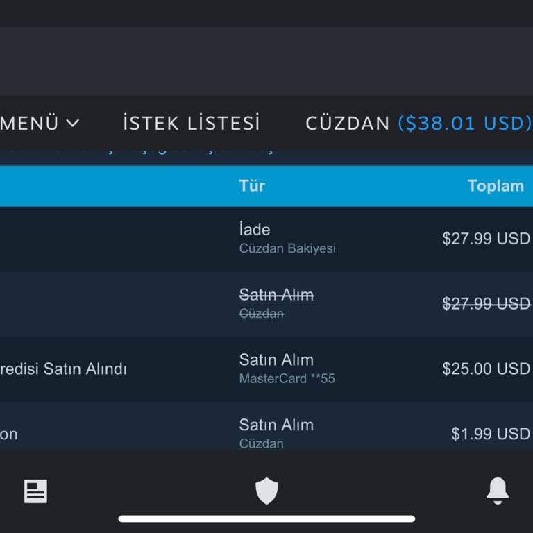 Steam Habersiz ve İade Şikayetleri - Şikayetvar