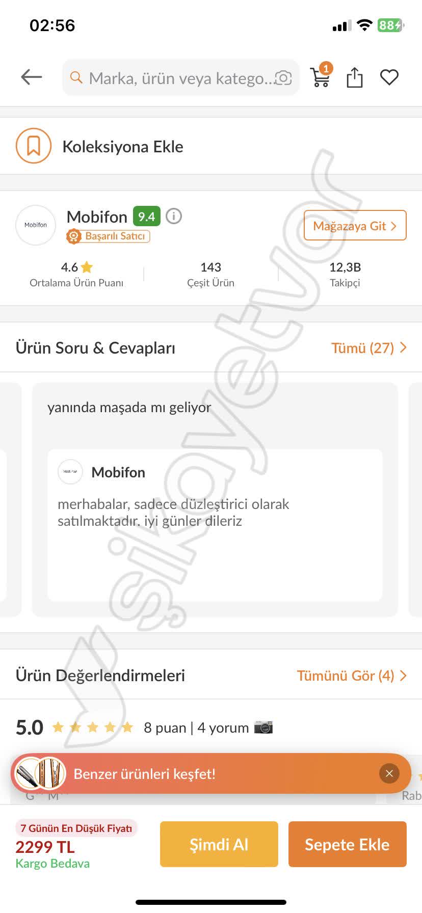 Remington Yanıltıcı Ürün Bilgisi Ve Eksik Hediye - Şikayetvar