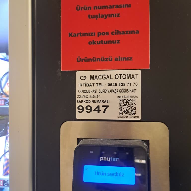 Macgal Otomat Otomat Paramı Aldı, Ürün Vermedi! - Şikayetvar