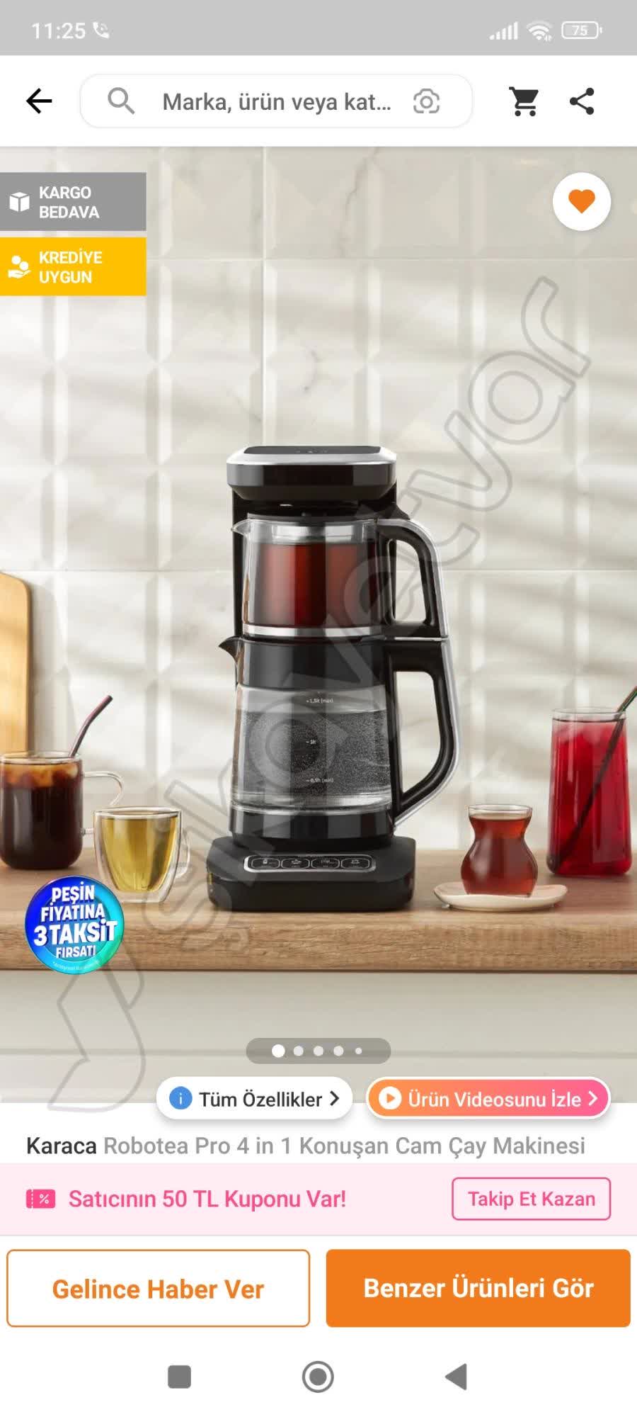 Karaca Züccaciye'den Aldığım Çay Makinesi Halen Teslim Edilmedi ...