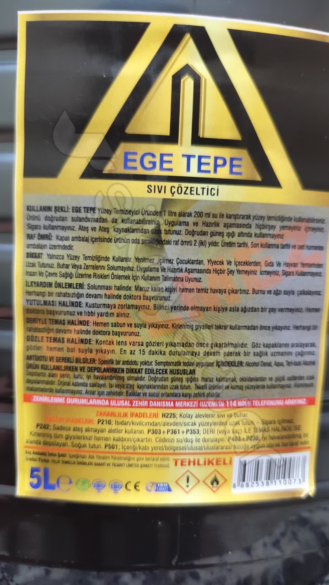 Ege Tepe Siparişlerde Yanlış Ürün Ve Güvenlik Sorunu - Şikayetvar