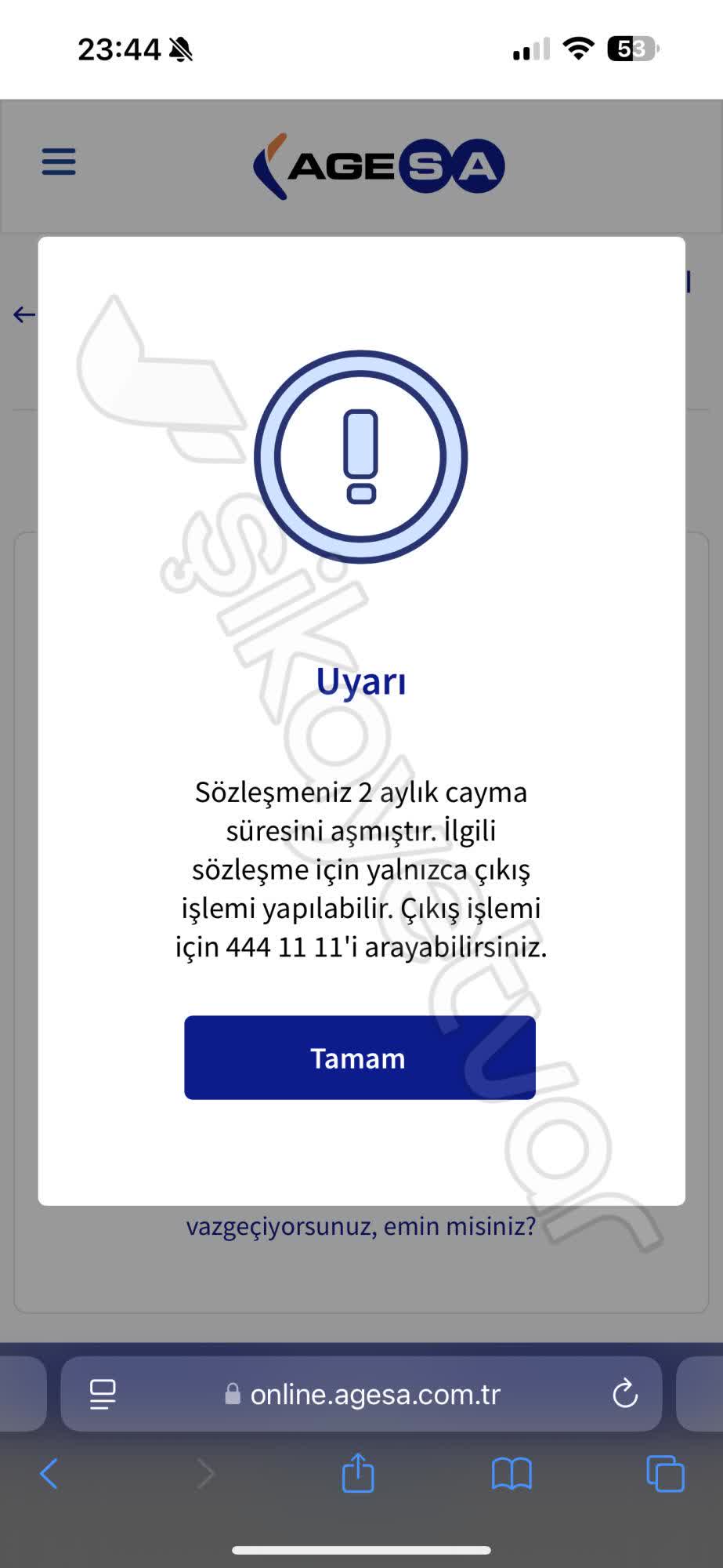 Acil İptal Talebi: Agesa Hayat Ve Emeklilik'ten Yanıt Bekleniyor - Şikayetvar