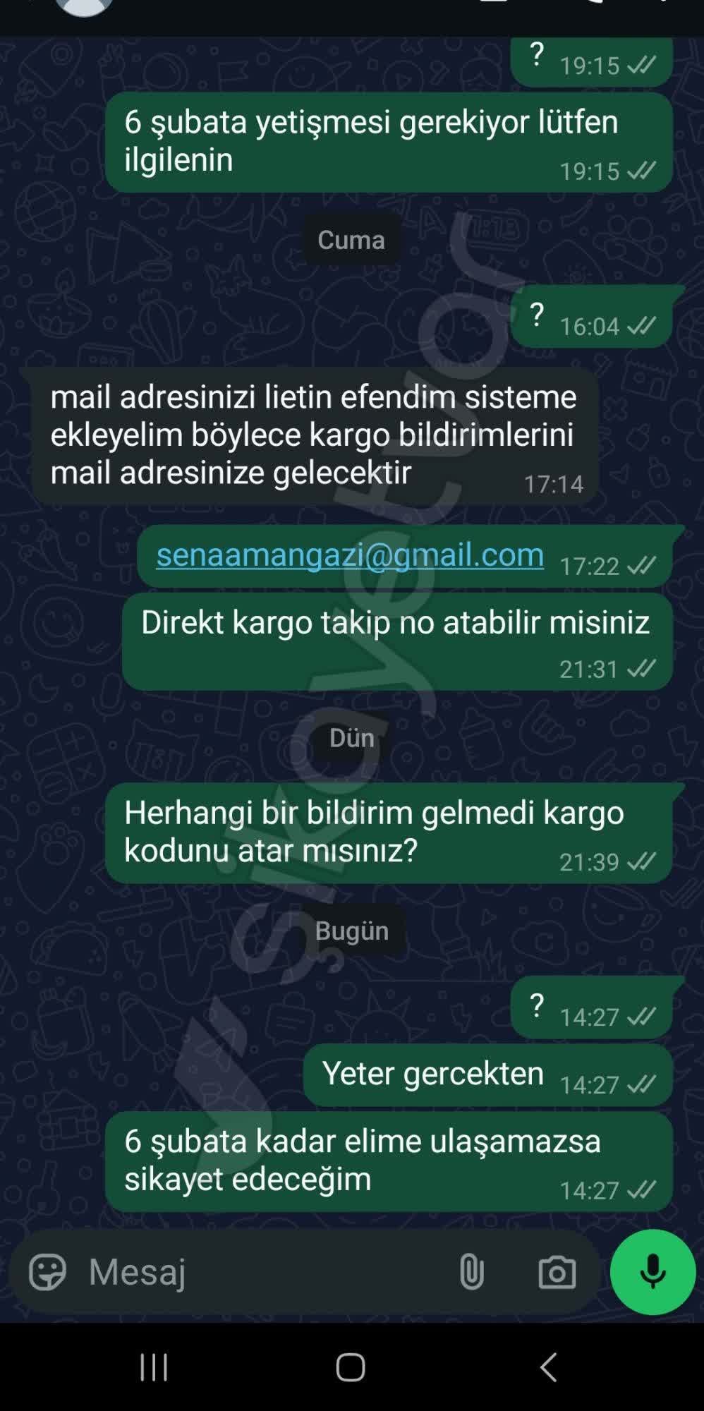 Jantfly Kargom Nerede? İlgisiz Hizmet! - Şikayetvar