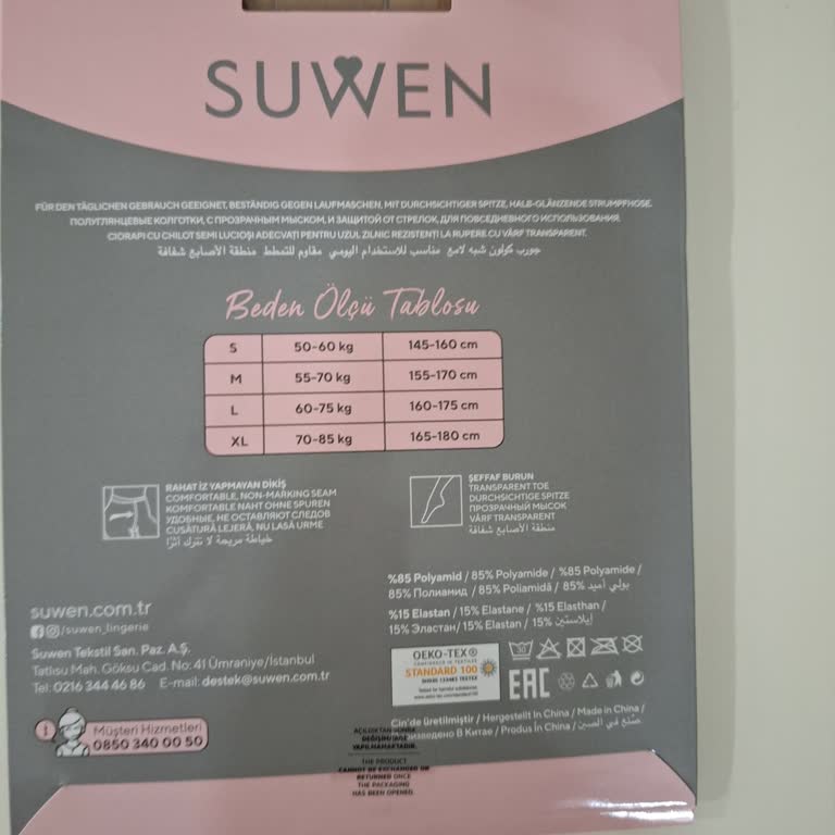 Suwen'de Renkli Çorap Hayal Kırıklığı - Şikayetvar