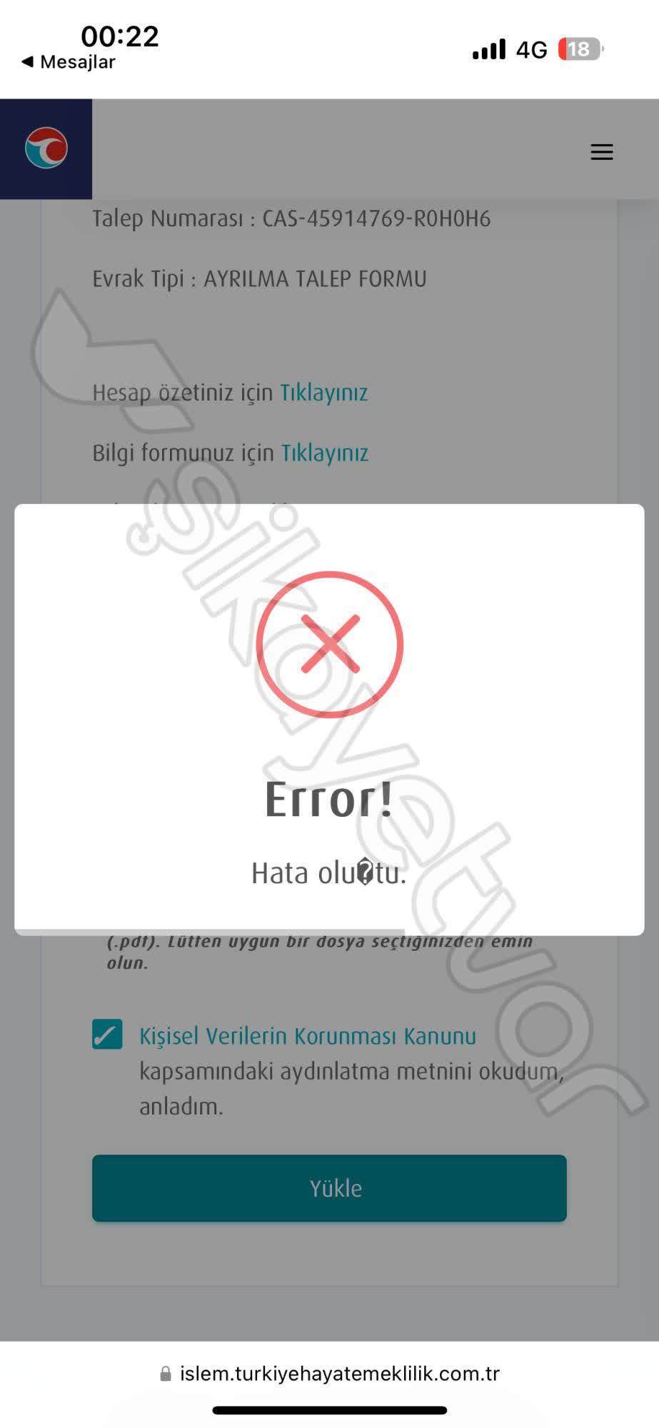 Çözüldü: Türkiye Hayat Emeklilik BES İptal Etmek İçin Formu Doldurup ...