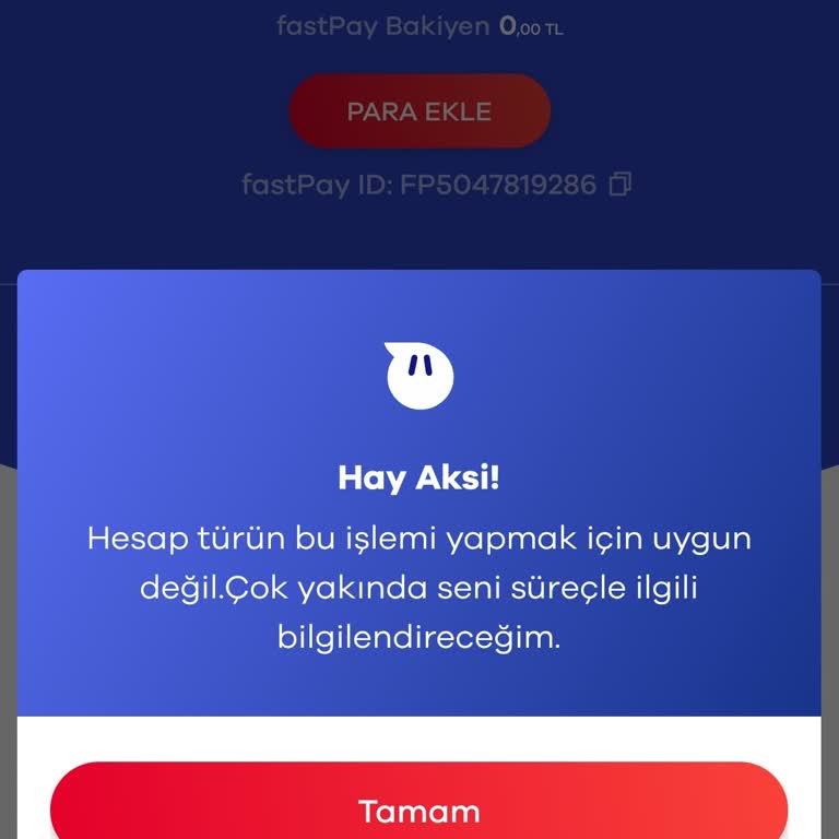 FastPay Kentkart Yükleme Limiti Yetersizliği Ve Haksız Kısıtlama - Şikayetvar