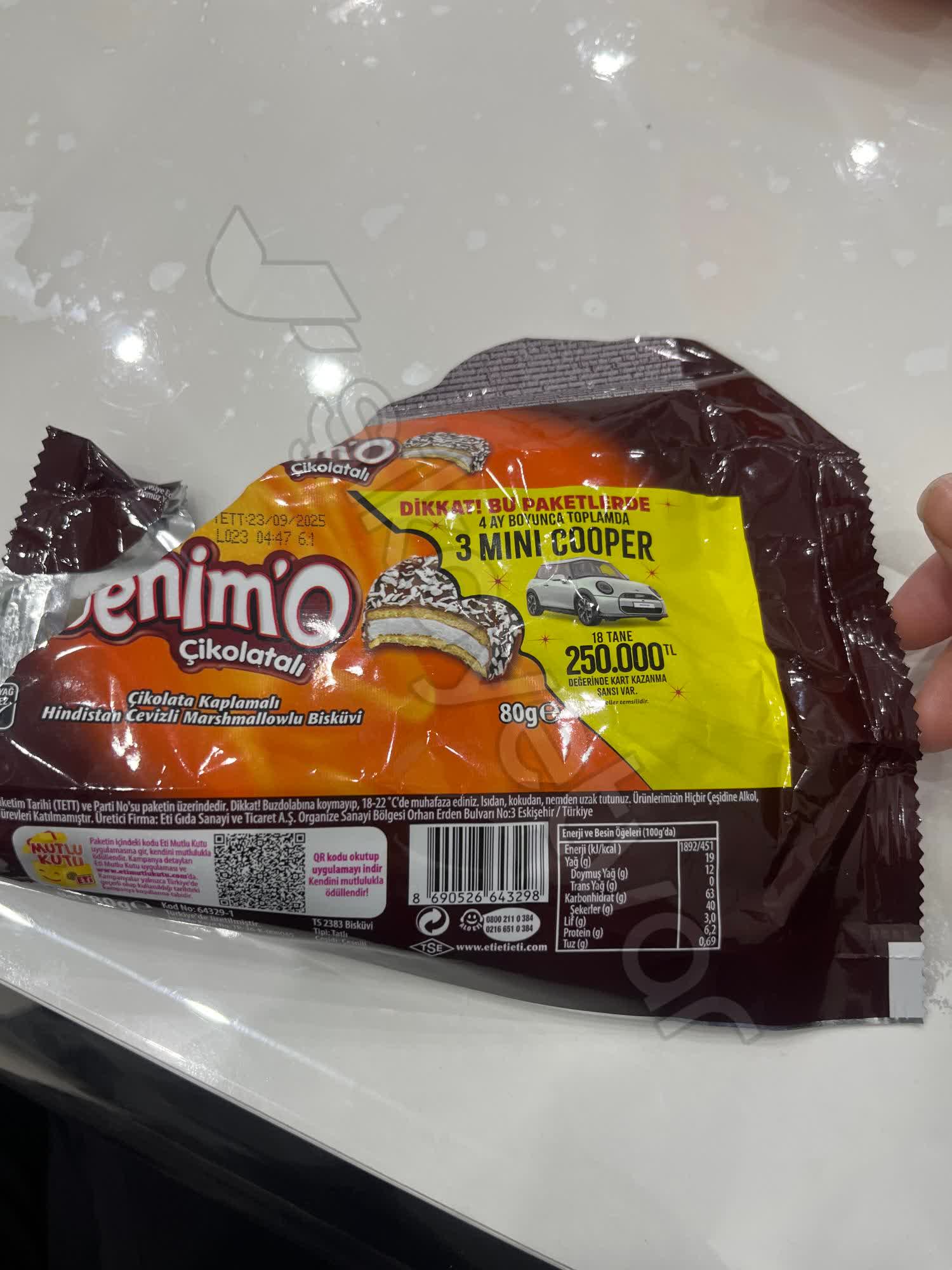Eti Gıda Çekiliş Kodu Eksikliği: Eti Benim Bisküvisi - Şikayetvar