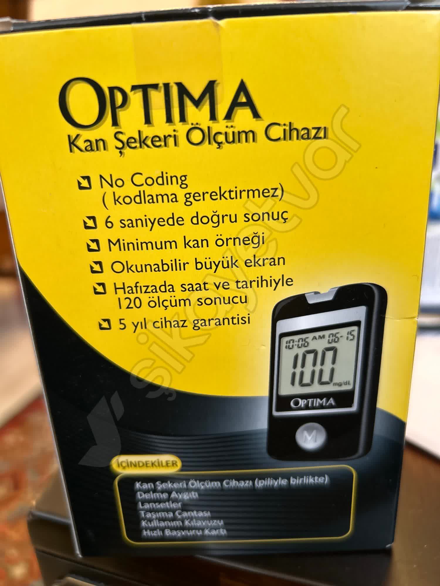 Optima Şeker Ölçüm Cihazı Optima Şeker Ölçüm Cihazının Güvenilmez ...