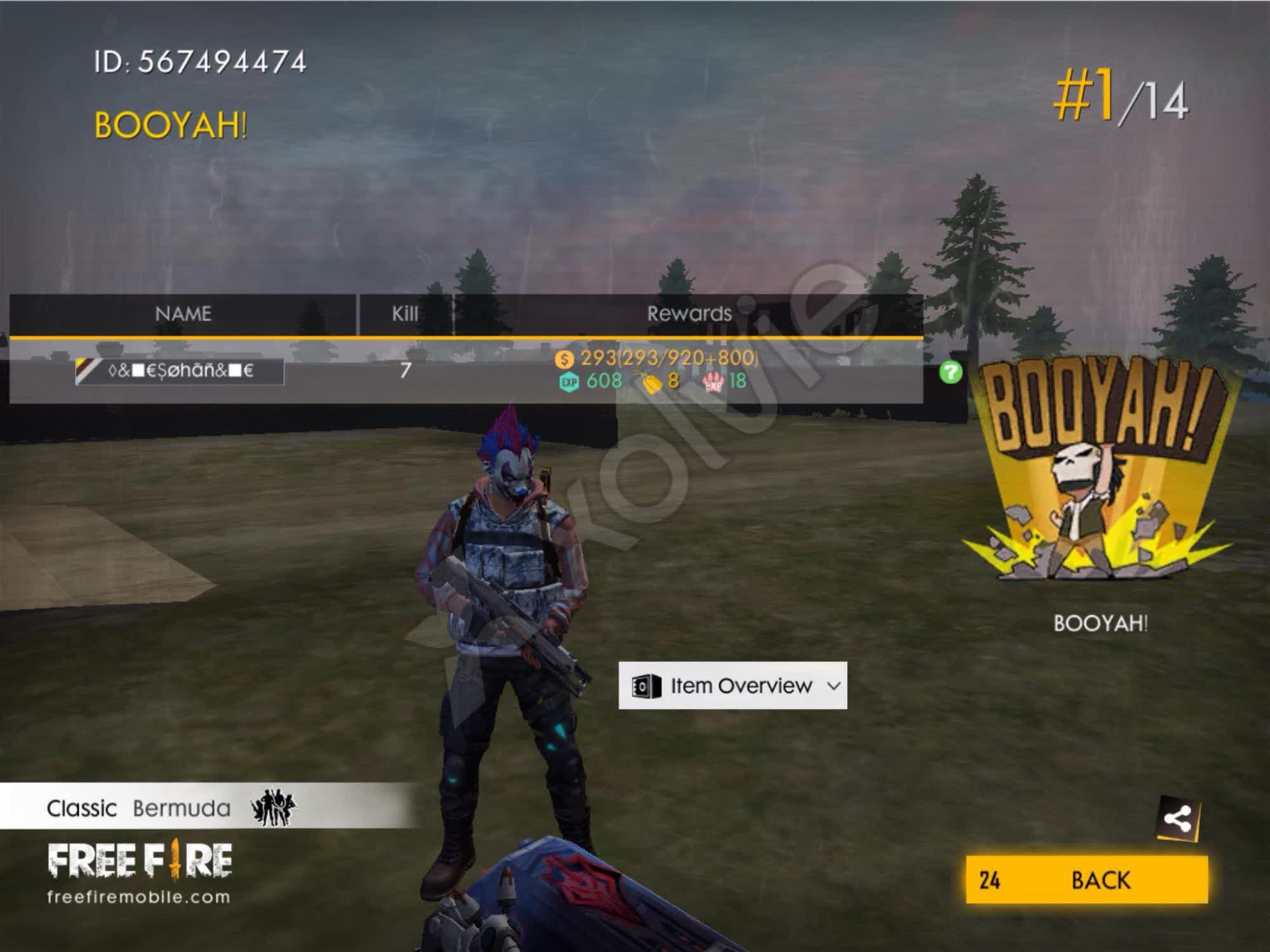 Request for Garena Free Fire Account Recovery - Xolvie