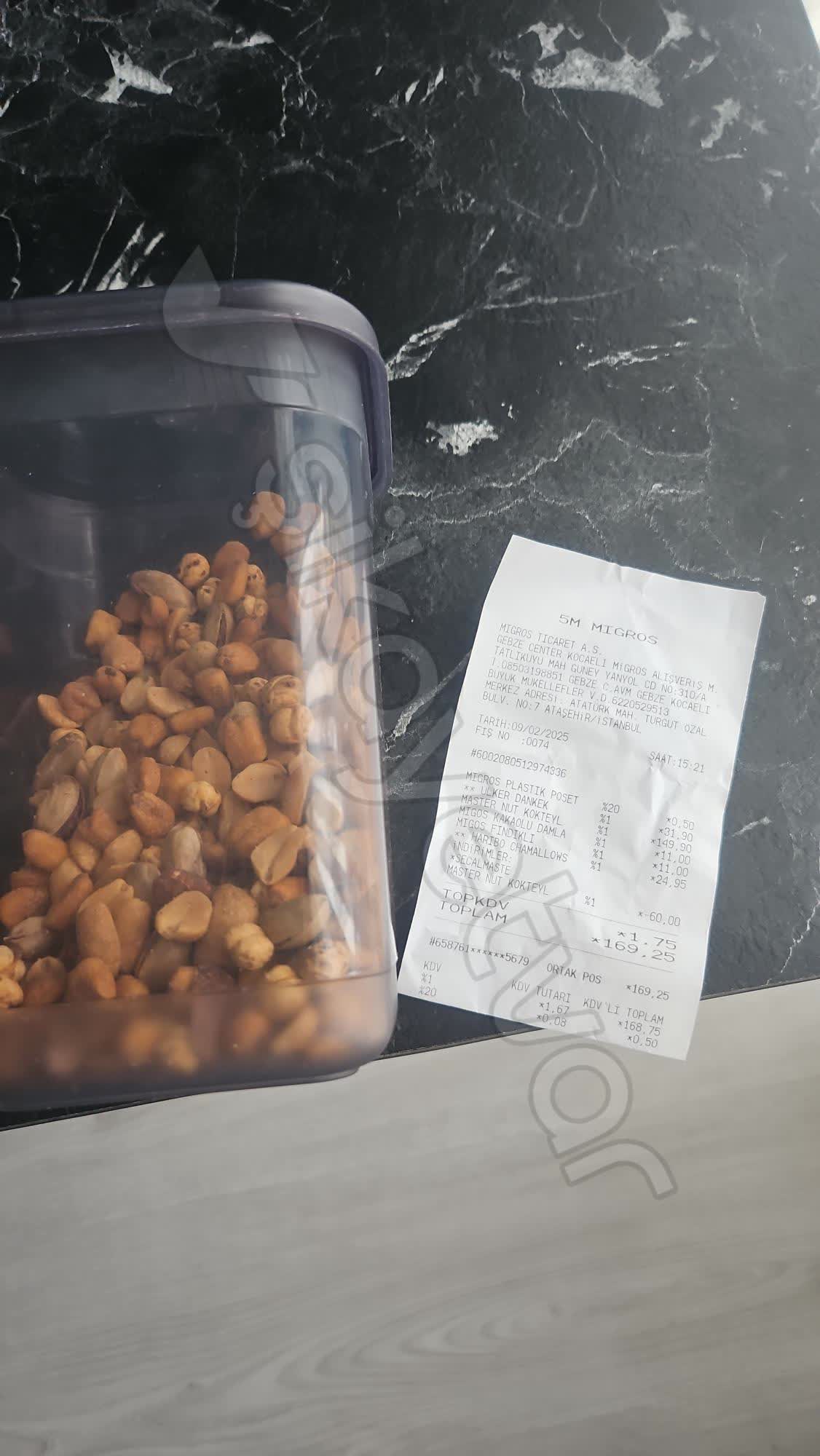 Migros Nut Master Kuruyemiş Hayal Kırıklığı - Şikayetvar