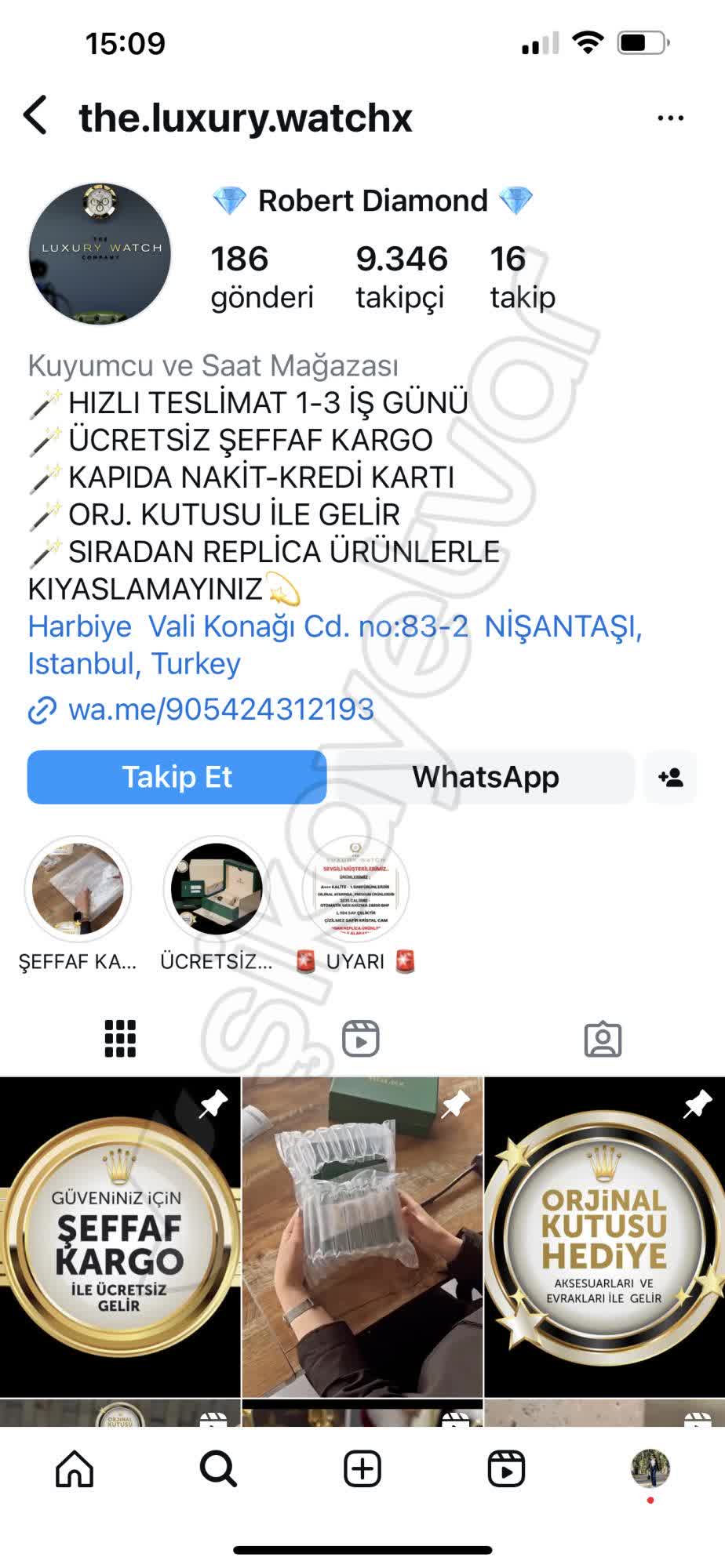 @The.Luxury.Watchx Alakasız Ürün Gönderdi - Şikayetvar