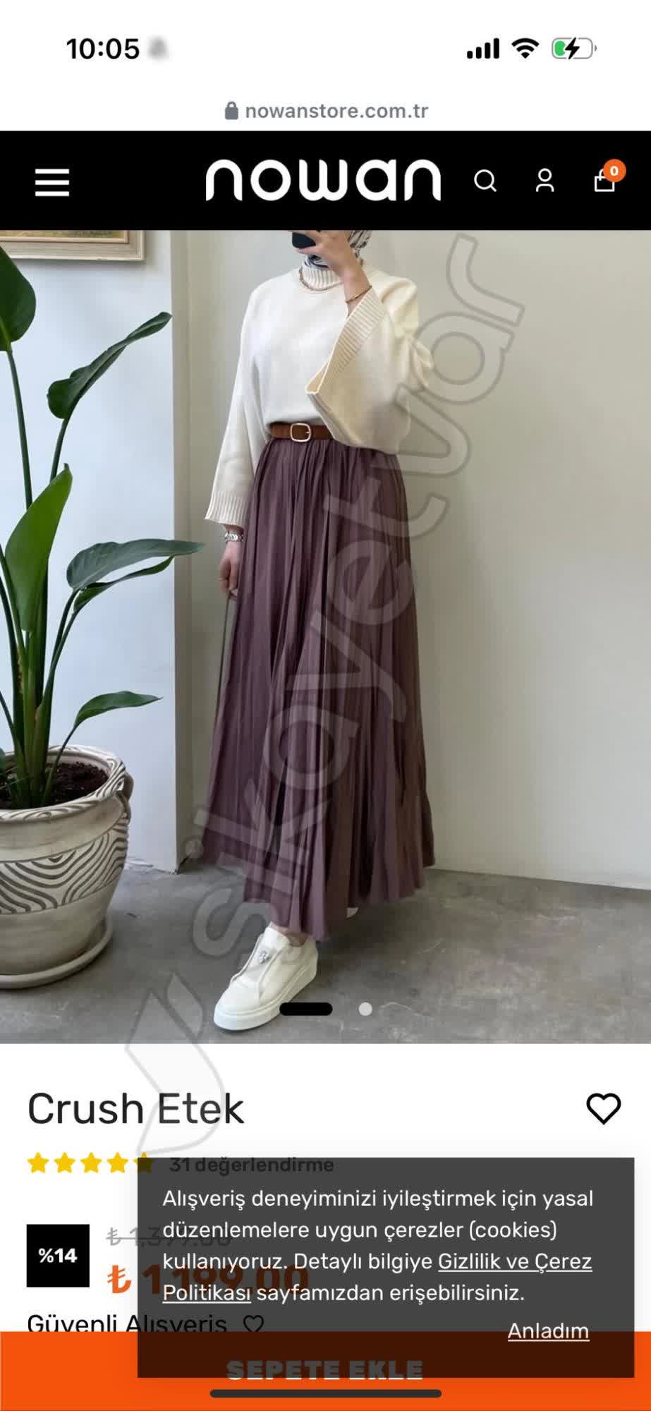 Nowan Store İletişim Sorunları Ve İade Bilgisi Eksikliği - Şikayetvar