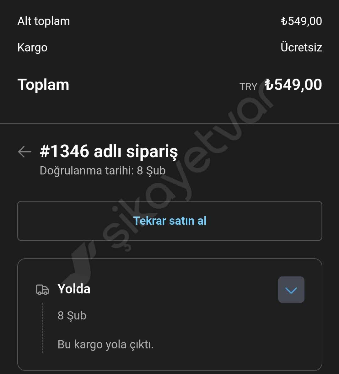 Jeyco.com.tr Sevgililer Günü Öncesi Teslim Edilmeyen Sipariş - Şikayetvar