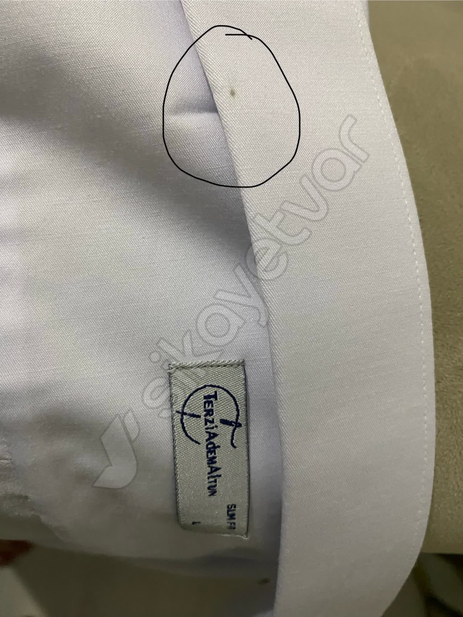 TerziAdemAltun Beyaz Gömlekte Geçmeyen Leke Hayal Kırıklığı - Şikayetvar