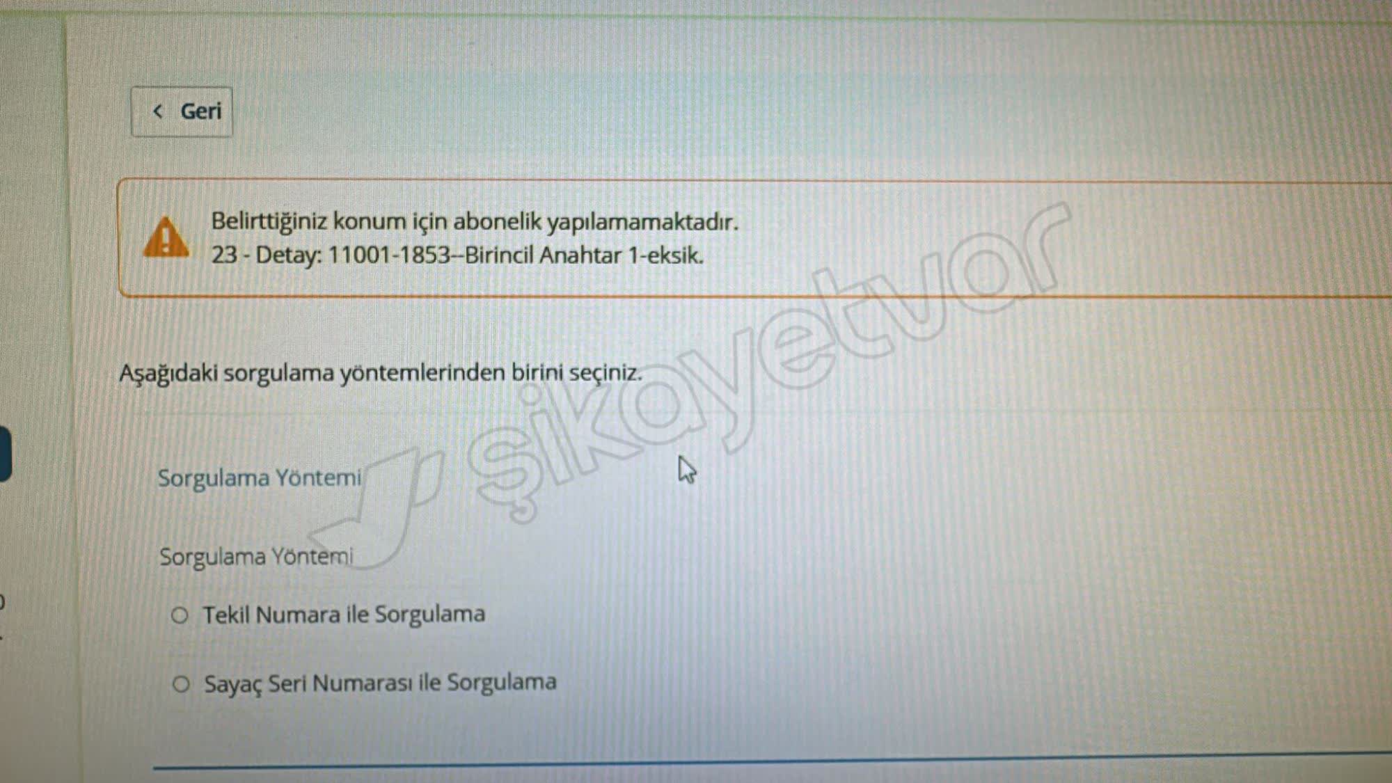 Boğaziçi Elektrik - BEDAŞ Elektrik Aboneliği Başvurusunda Sayaç Seri ...