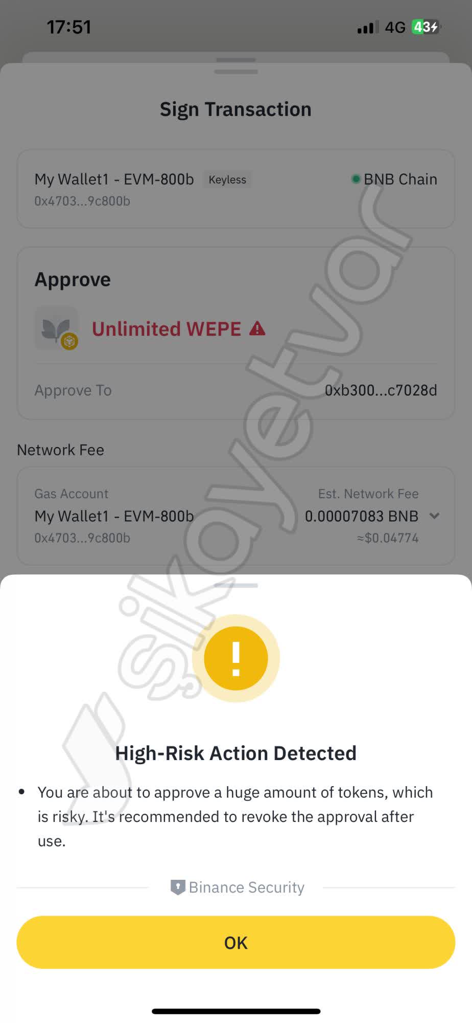 Kripto Para Yatırım Dolandırıcılığı Binance Cüzdanında Wepe Token Satış ...