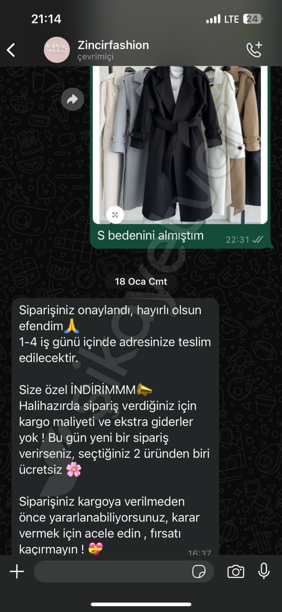 Modishe Giyim & Butik Online Alışverişte Büyük Hayal Kırıklığı - Şikayetvar