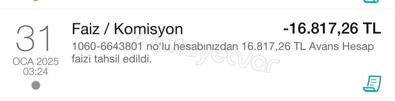 Garanti BBVA Garanti Bankası'ndan Haksız Faiz Kesintisi! - Şikayetvar