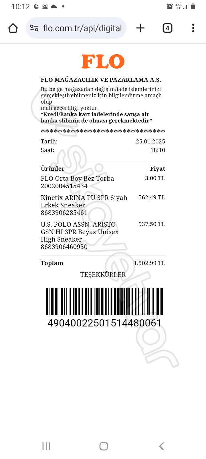 FLO Ayakkabı 3 Haftada Yırtılan Ayakkabı İçin Çözüm Yok - Şikayetvar