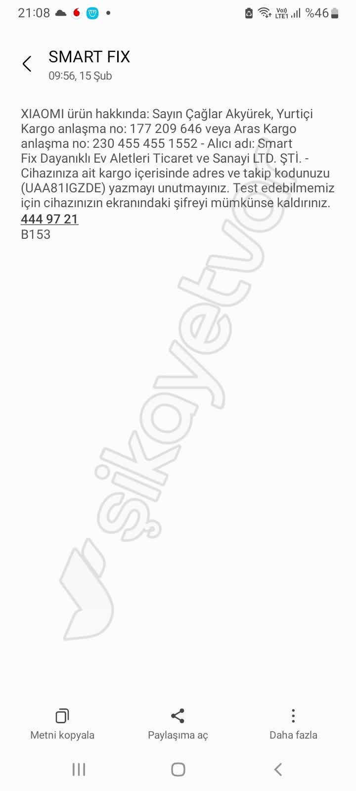 Garanti Kapsamında Ücret Talebi: Smart Fix Mağduriyeti - Şikayetvar