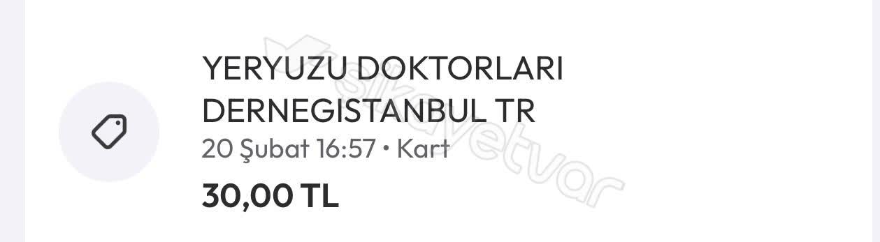 İzinsiz Kredi Kartı Çekimi: Yeryüzü Doktorları Hakkında Suç Duyurusu ...