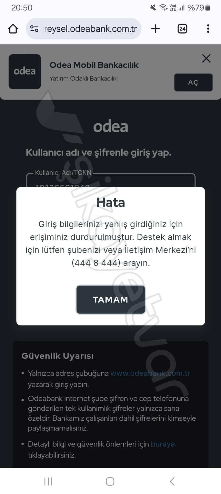 Odeabank Mağduriyeti Ve Yetersiz Müşteri Hizmeti - Şikayetvar